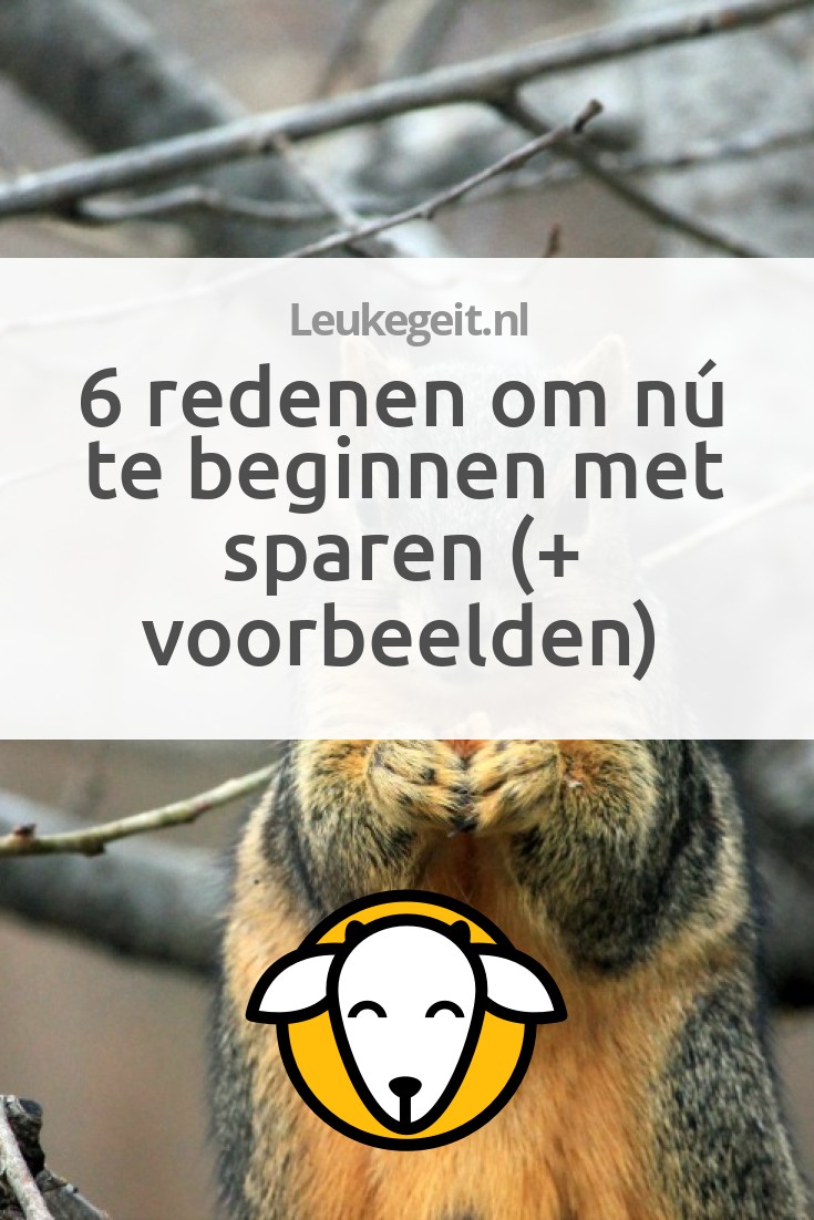 6 redenen om nú te beginnen met sparen (+ voorbeelden) - Leukegeit