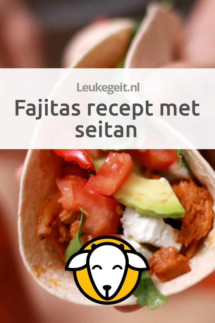 Fajitas recept met seitan - Leukegeit