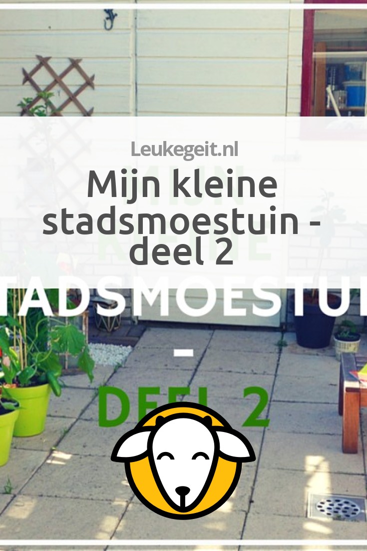 Mijn kleine stadsmoestuin - deel 2 - Leukegeit