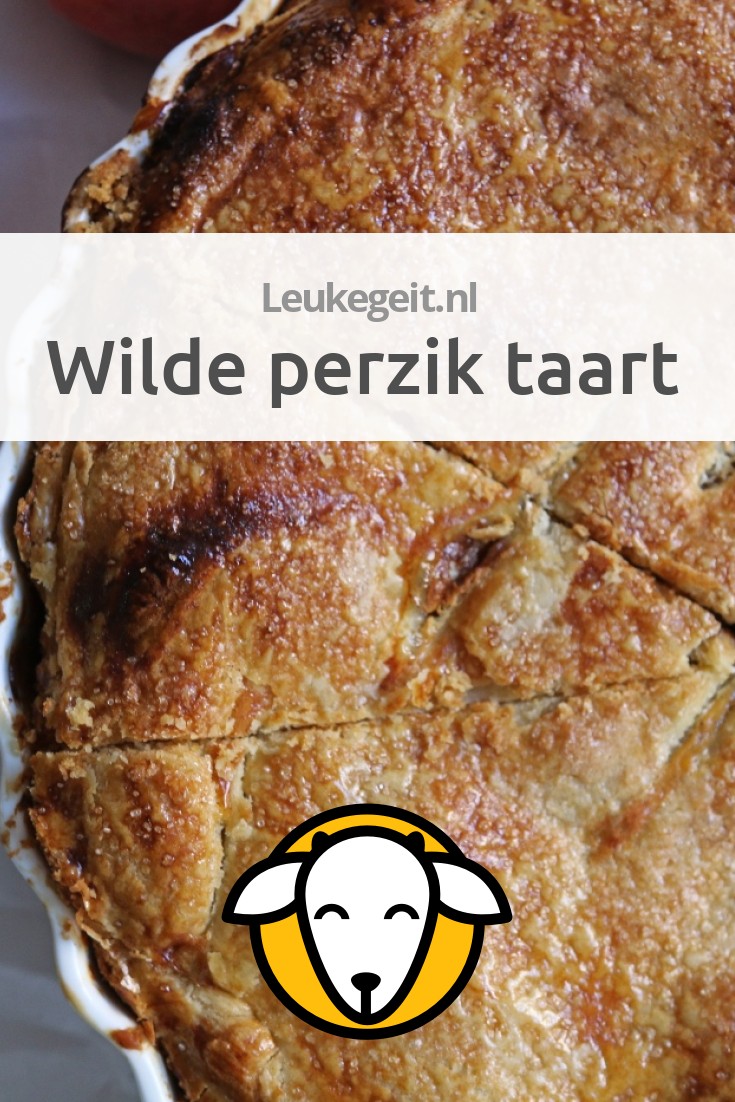 Wilde perzik taart - Leukegeit