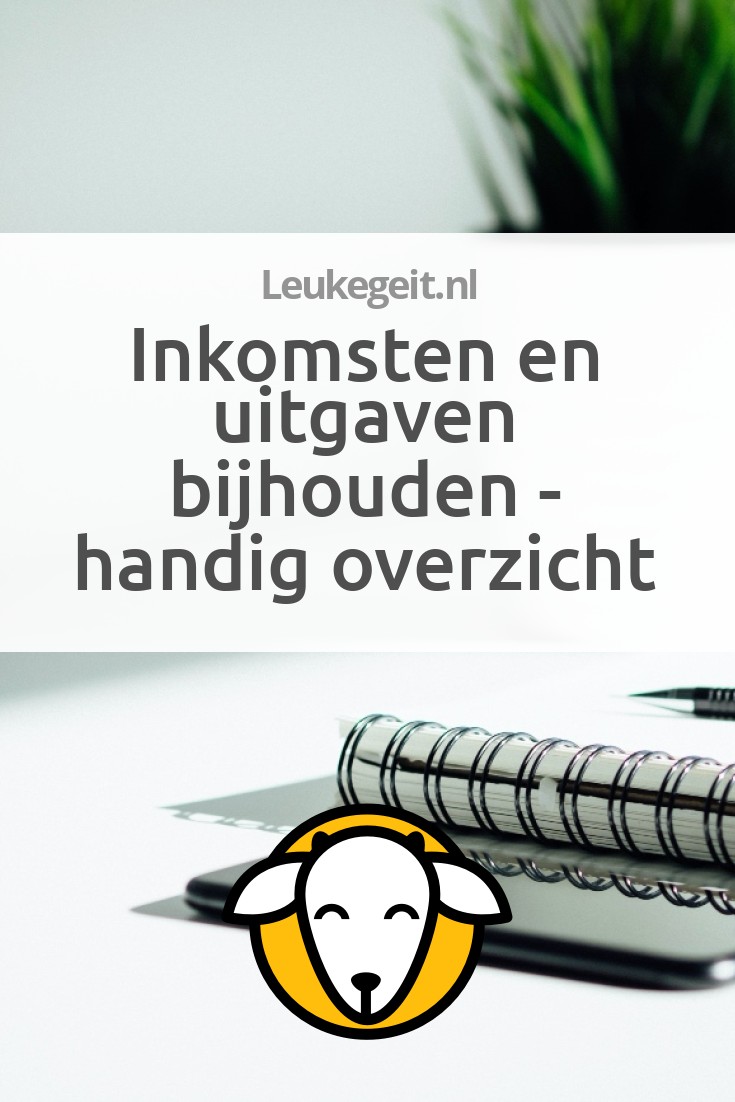 Inkomsten en uitgaven bijhouden - handig overzicht - Leukegeit