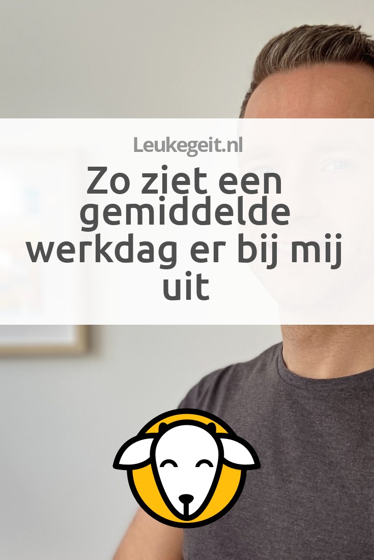 Zo ziet een gemiddelde werkdag er bij mij uit - Leukegeit