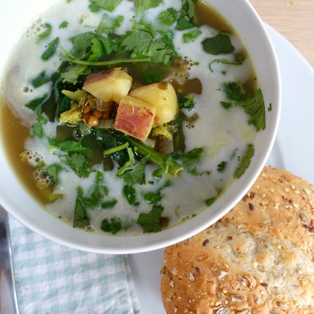 Linzen-broccoli soep - Leukegeit