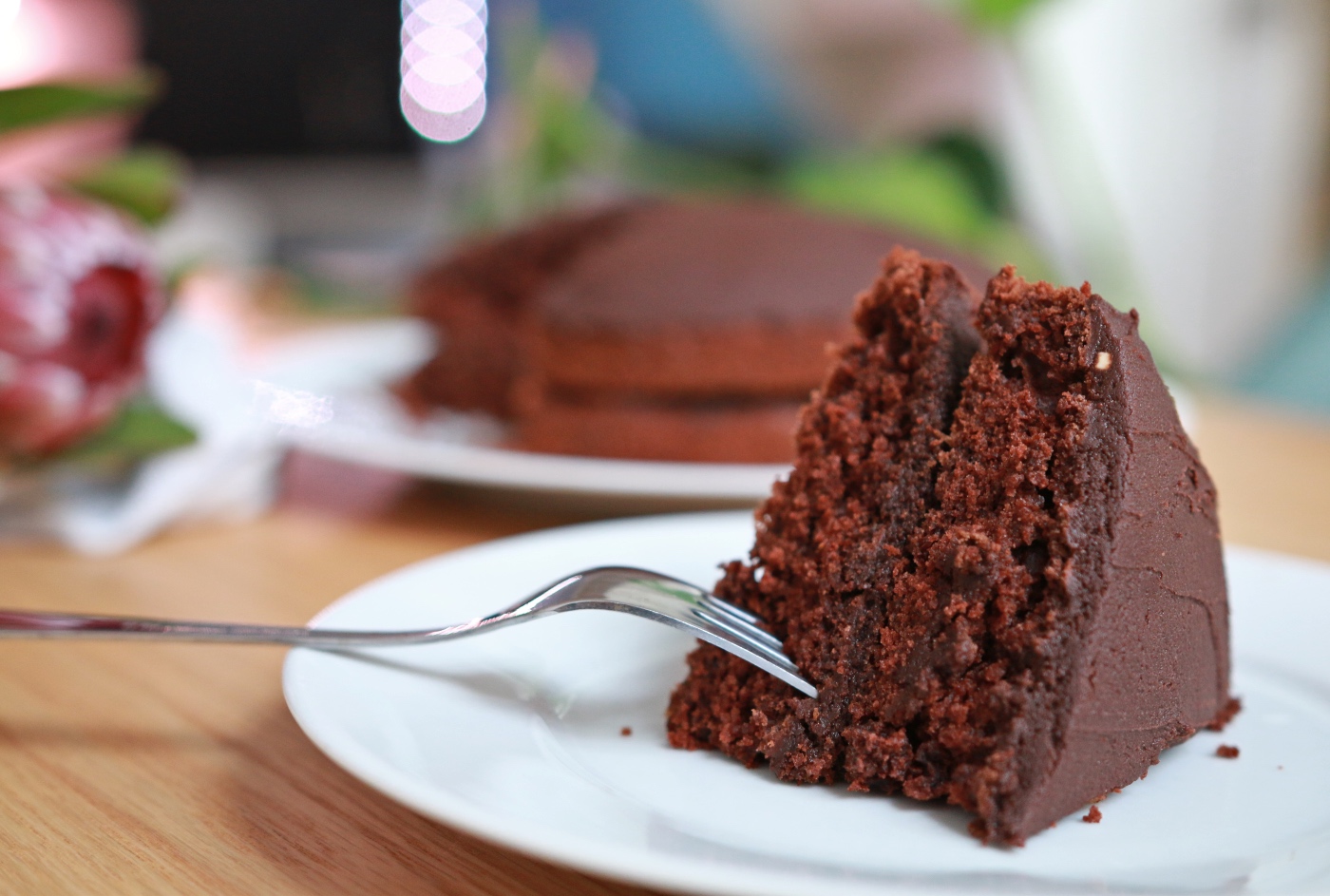 Vegan chocoladetaart - Leukegeit