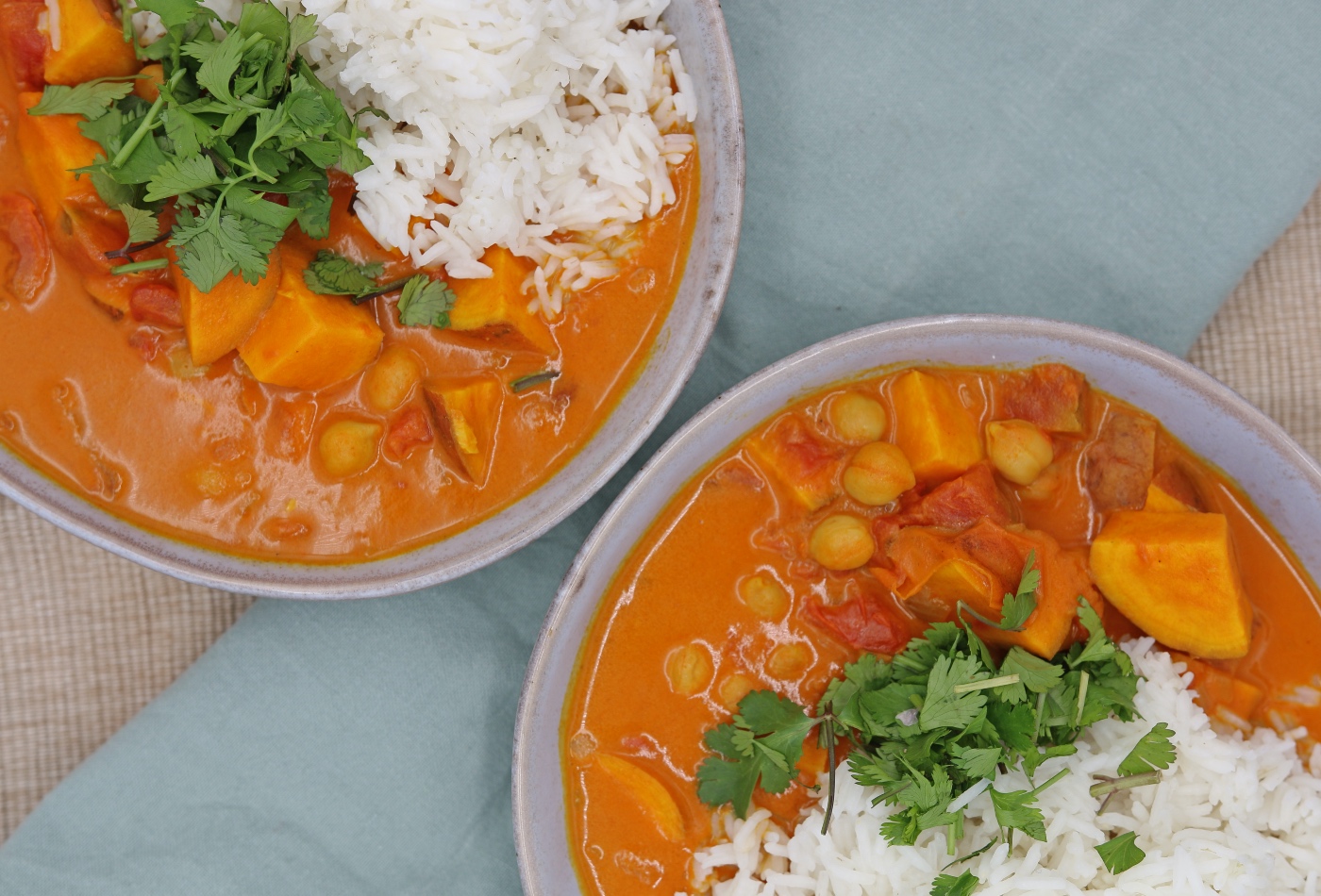 Zoete aardappelcurry - Leukegeit