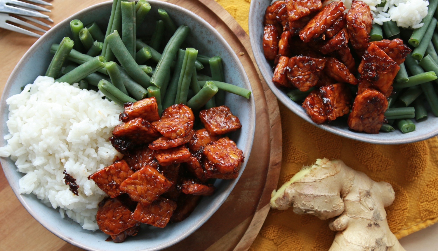 Sticky tempeh recept - Leukegeit